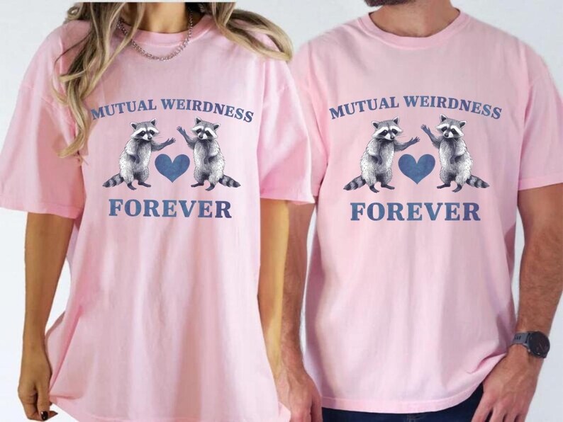 Mutual Weirdness Forever, Funny Friendship Shirt, Couple Shirt, Husband ...