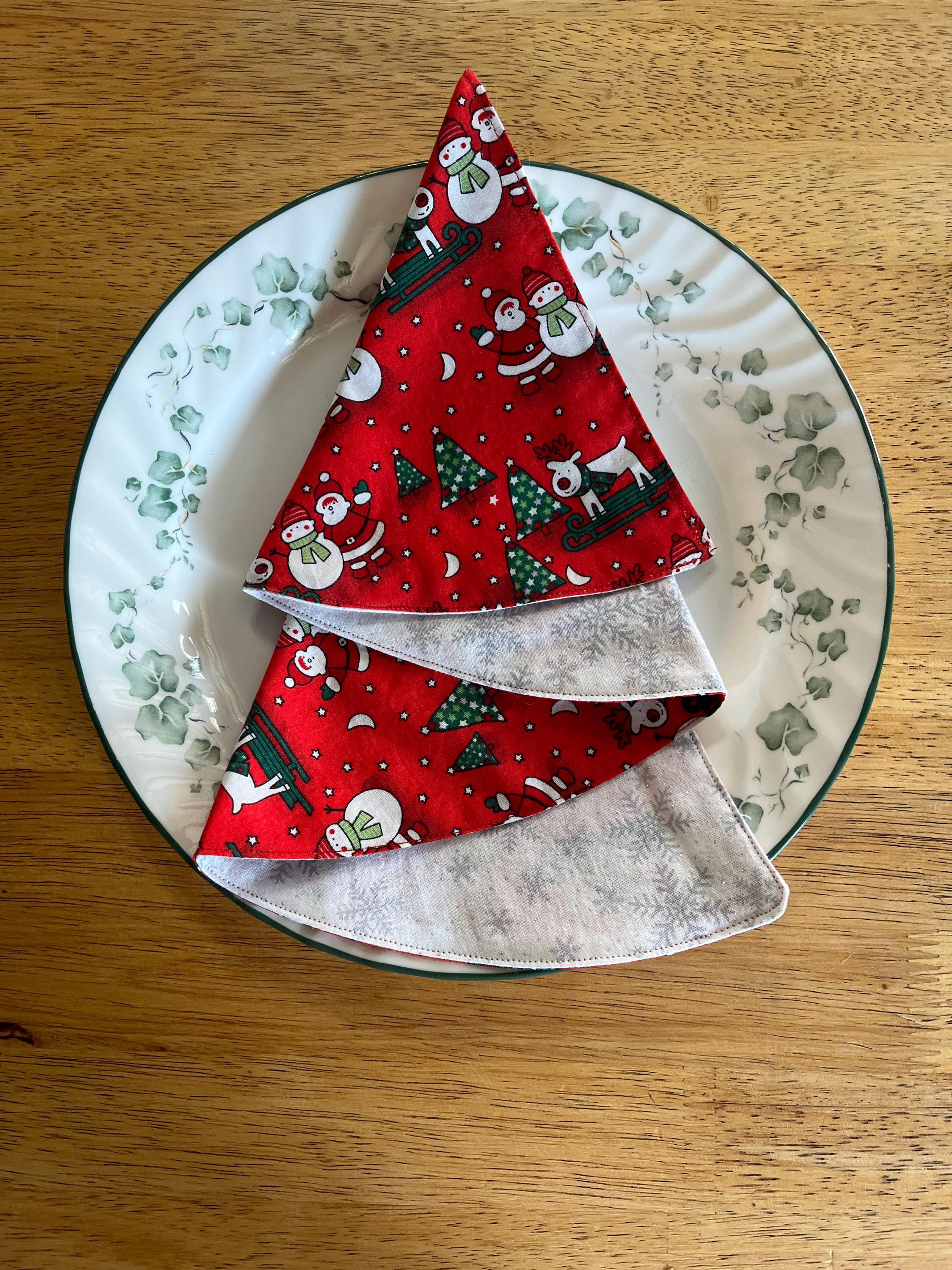 Christmas Tree Napkins - Etsy