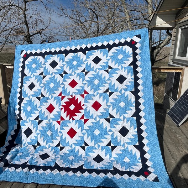 Blue Ridge Quilt - Etsy