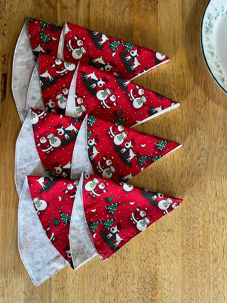 Christmas Tree Napkins - Etsy