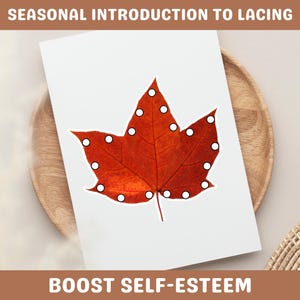 Fall Lacing Cards for Toddlers and Preschoolers - Autumn Activity Set ...