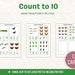 Butterfly Life Cycle Count and Clip Cards, Counting Game, Counting ...