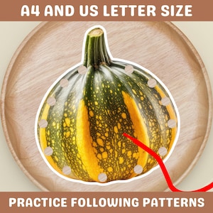 Fall Lacing Cards for Toddlers and Preschoolers - Autumn Activity Set ...