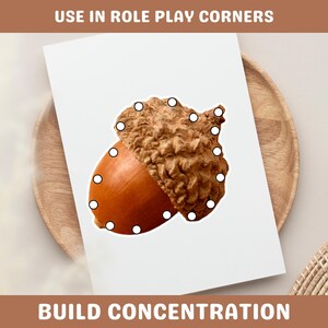 Fall Lacing Cards for Toddlers and Preschoolers - Autumn Activity Set ...