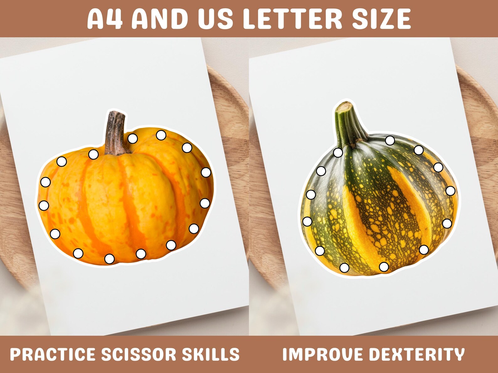 Fall Lacing Cards for Toddlers and Preschoolers - Autumn Activity Set ...