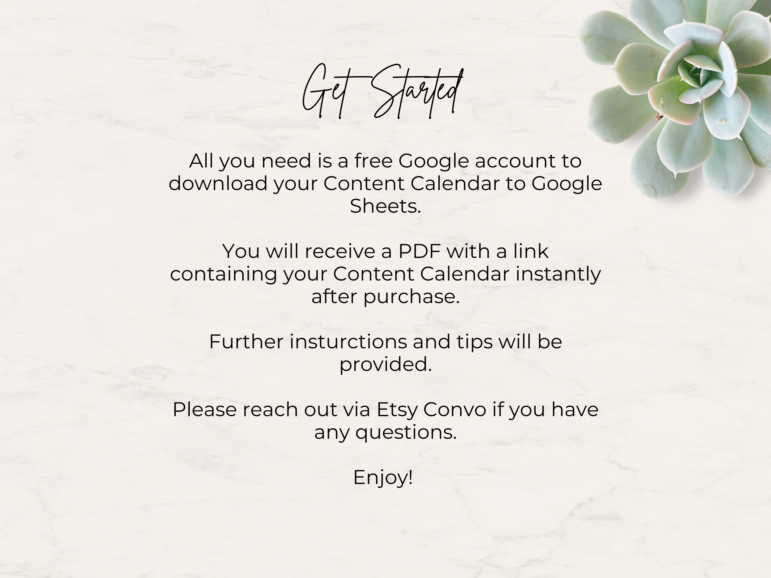 Google Sheets Social Media Content Calendar, Simple, Content Planning ...