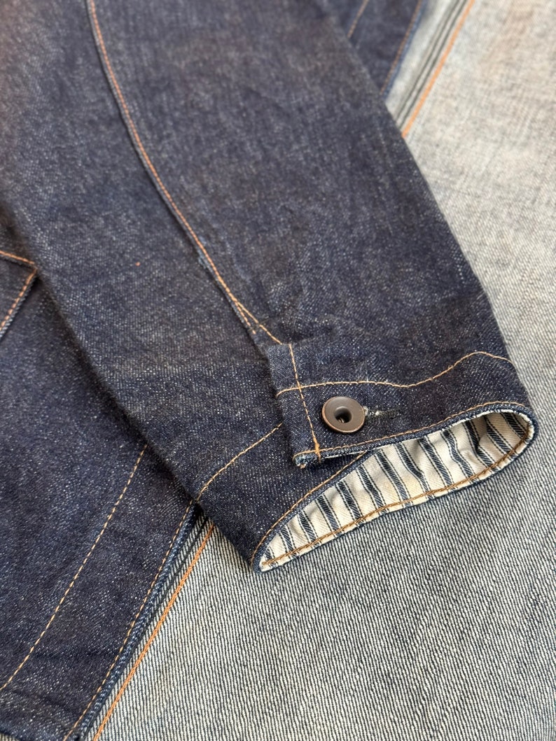 Black Sign 15oz Denim Delta Jacket Men's Denim Jacket Made in Japan ...