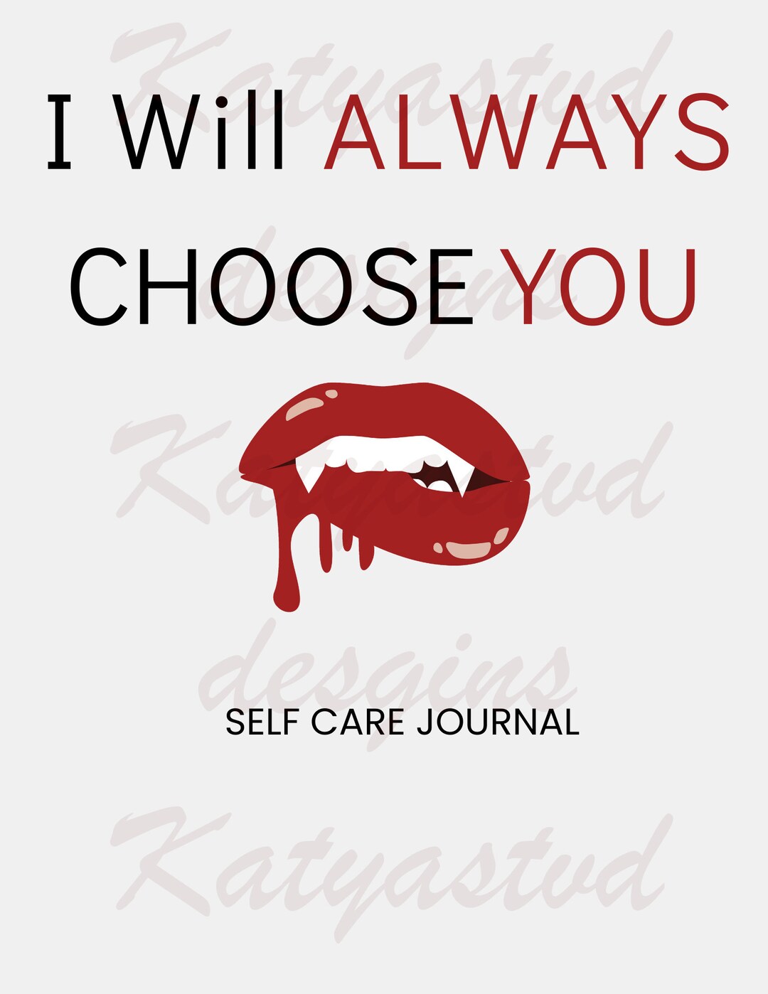 Vampire Diaries Self Care Journal - Etsy