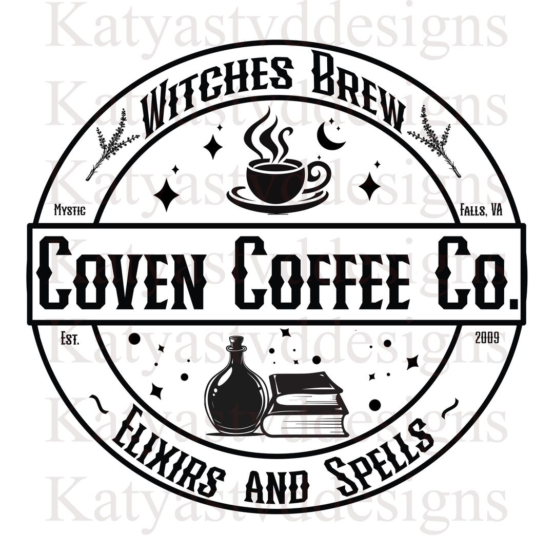 Coven Coffee Co. PNG - Etsy