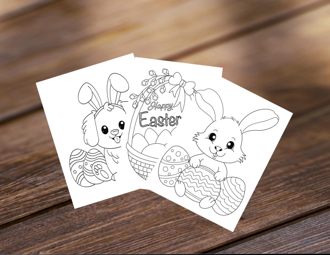 Easter Colouring Pages|coloring Book|printable|kid Activity | Easter ...