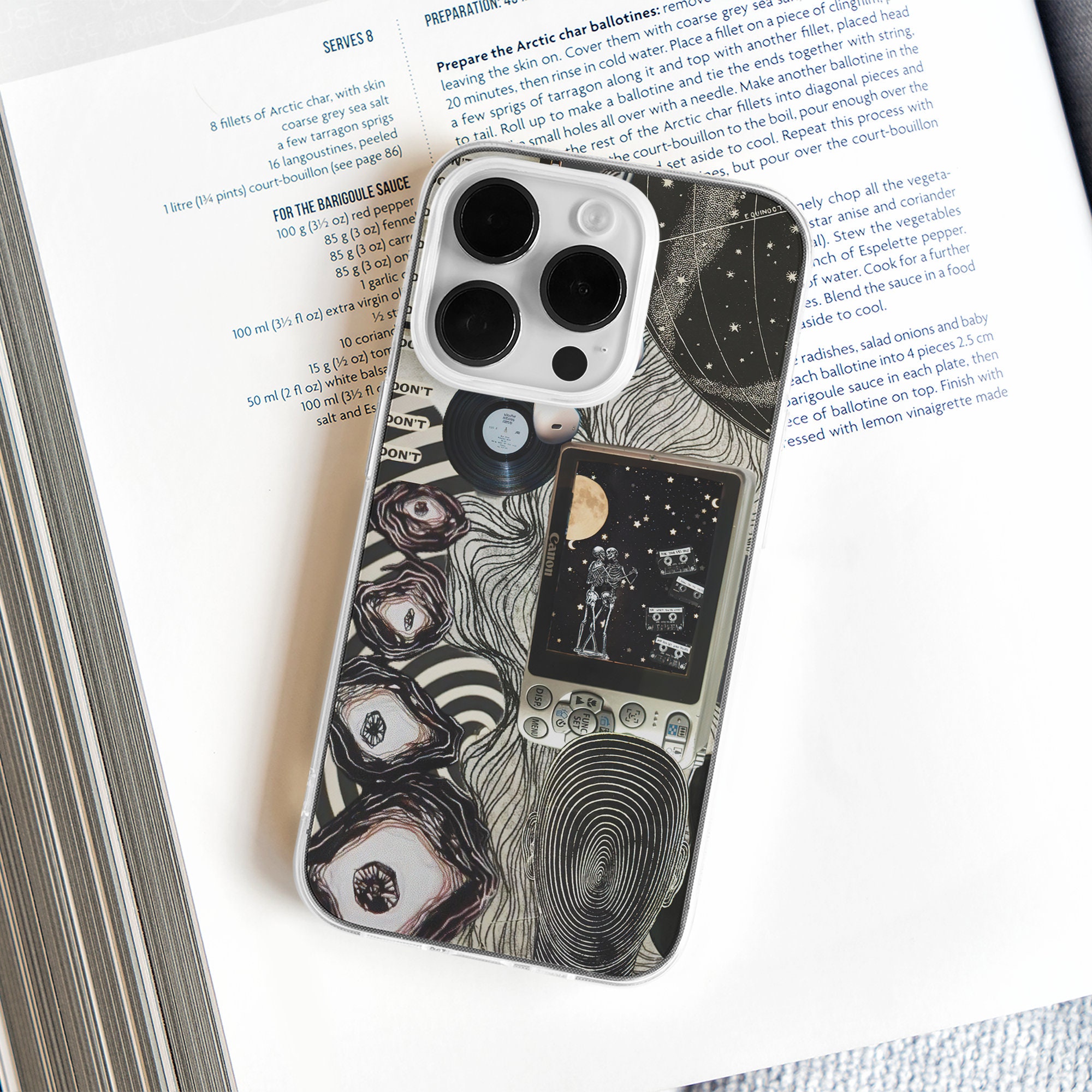 Weird Gore Collage Magnetic Phone Case | Dark Grunge Eyeball Cover ...
