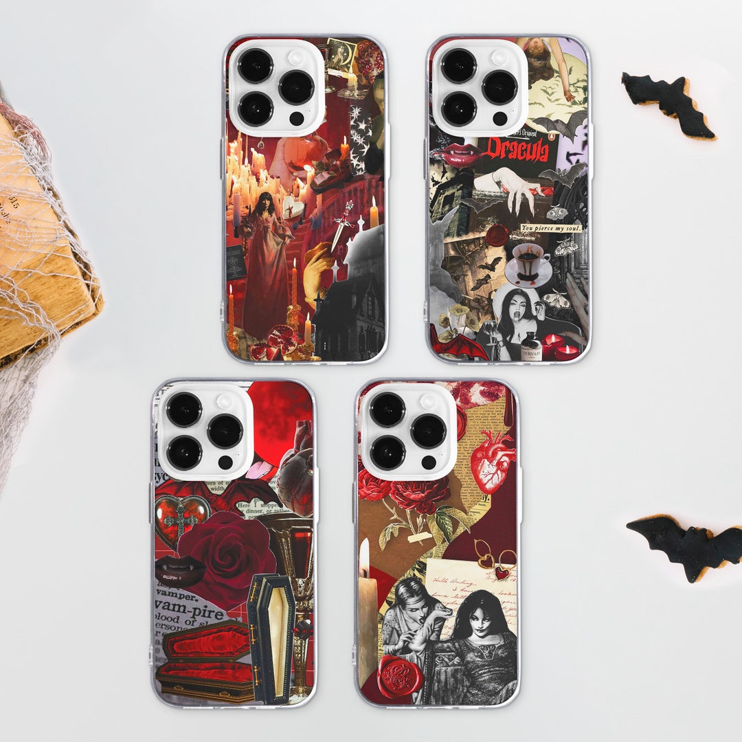 Vampire Collage Magnetic Phone Case | Dark Romantic Goth Cover iPhone ...