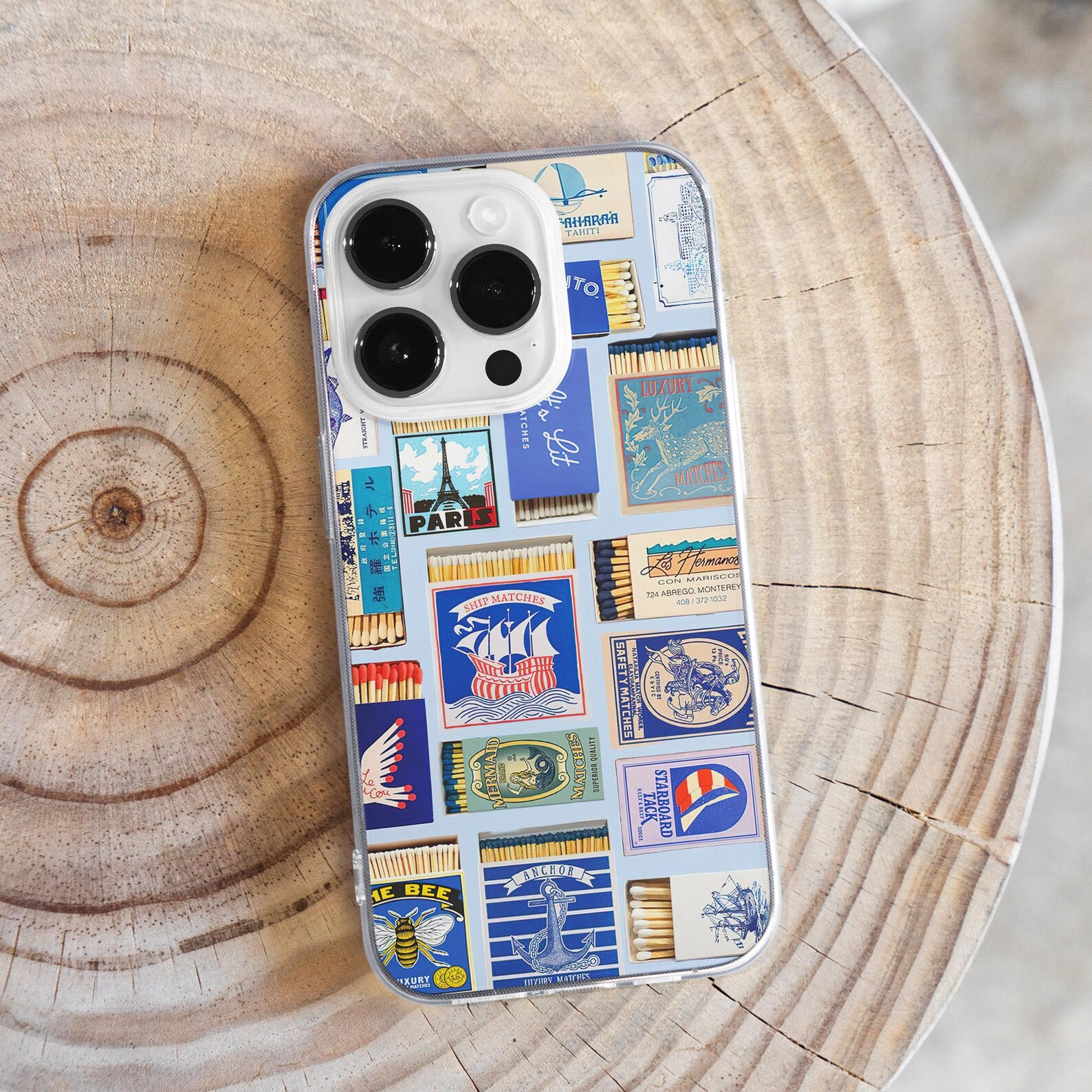 Vintage Matchbox Collage Phone Case | Coquette Retro Label Cover iPhone ...