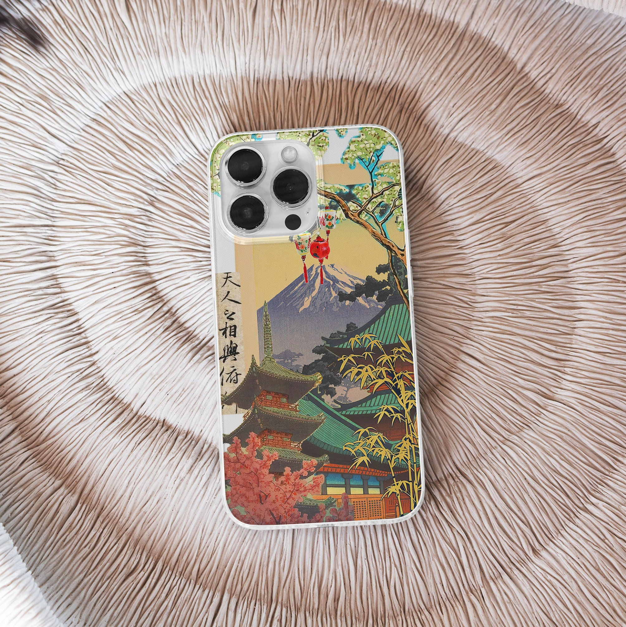 Traditional Japanese Fuji Magsafe Phone Case Japanese Aesthetic Phone ...