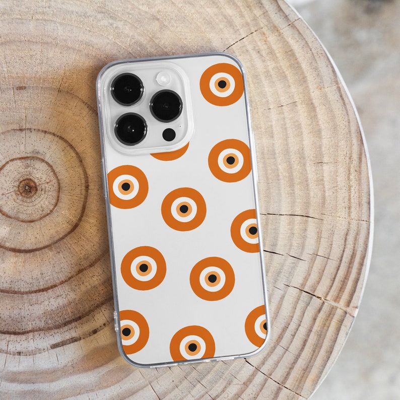 Capa MagSafe Rosa com Olho Grego para Celular | Capa Protetora ...