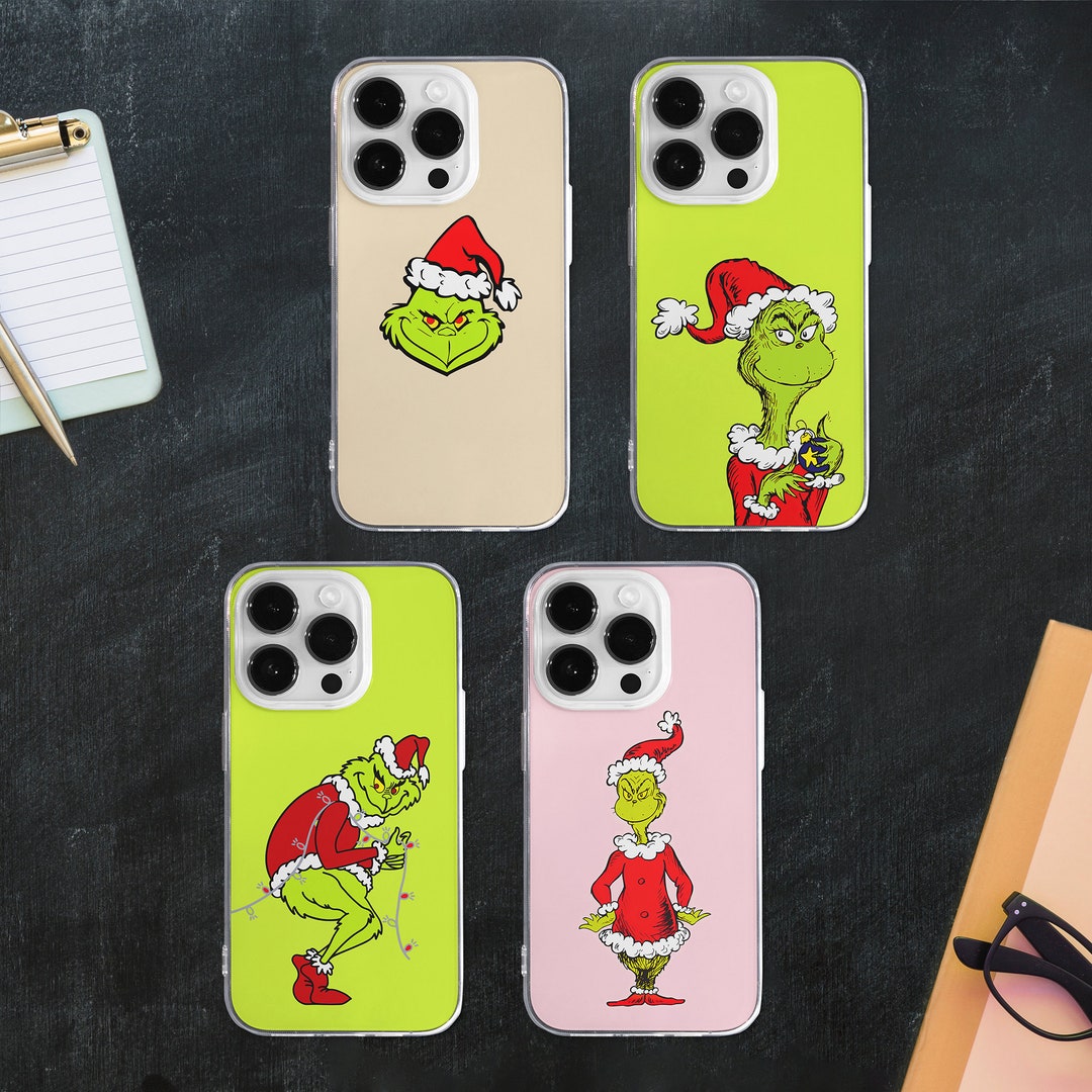 Cute Grinchmas Gift Magsafe Phone Case Santa Grinch Phone - Etsy