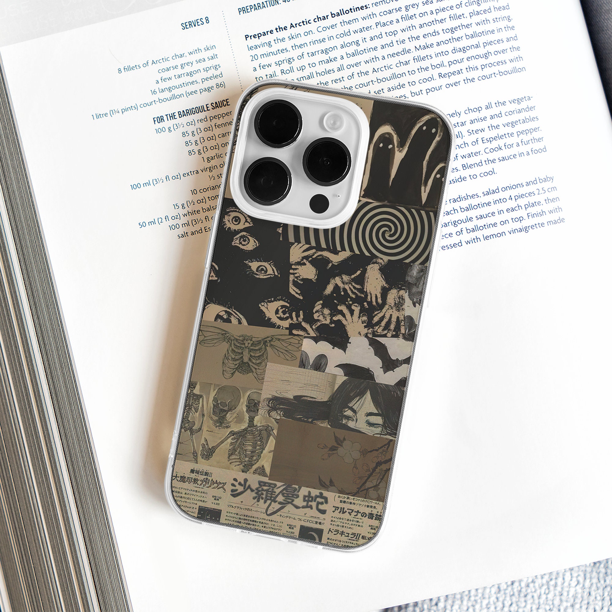 Weird Gore Collage Magnetic Phone Case | Dark Grunge Eyeball Cover ...