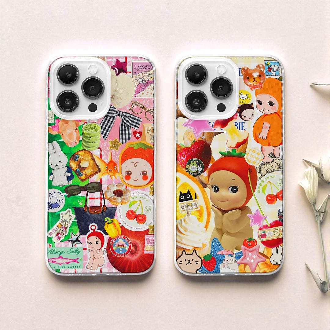 Japanese Angel Collage Magsafe Phone Case, Kawaii Decoden Juminocore ...