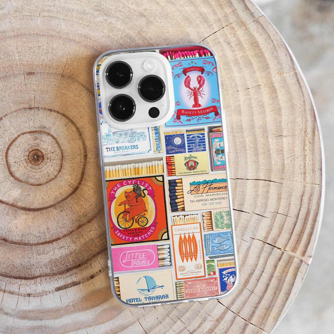 Vintage Matchbox Collage Phone Case | Coquette Retro Label Cover iPhone ...