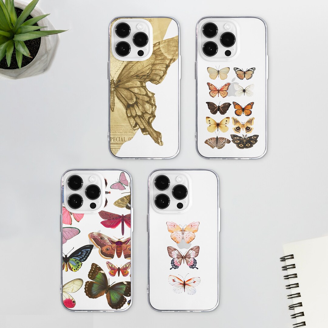 Vintage Butterfly Magsafe Phone Case | Butterfly Wings Aesthetic Phone ...