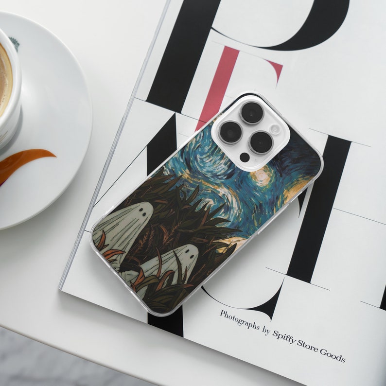 Aesthetic Ghost Magsafe Phone Case Starry Night Ghost Phone Cover ...