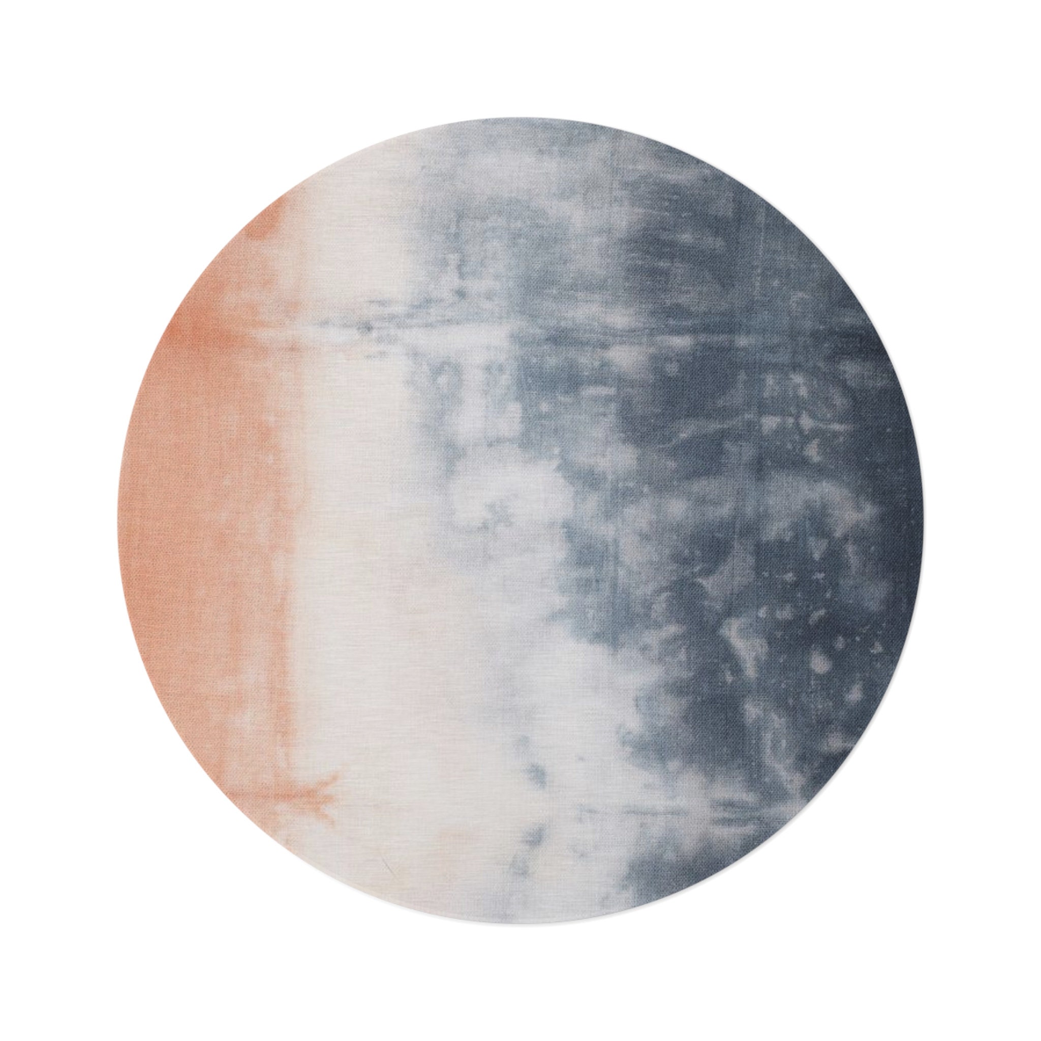 Neapolitan Circle Wall Decal Round Rug, Colorful Soft Round Rug for ...