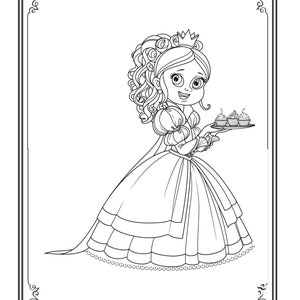 Printable Princess Coloring Pages for Kids, Princess Coloring Sheets ...