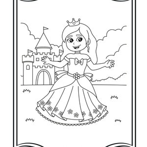 Printable Princess Coloring Pages for Kids, Princess Coloring Sheets ...