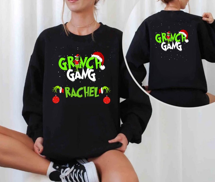 Custom Grinch Gang Shirt, Christmas Grinch Gang Shirt, Matching Family ...