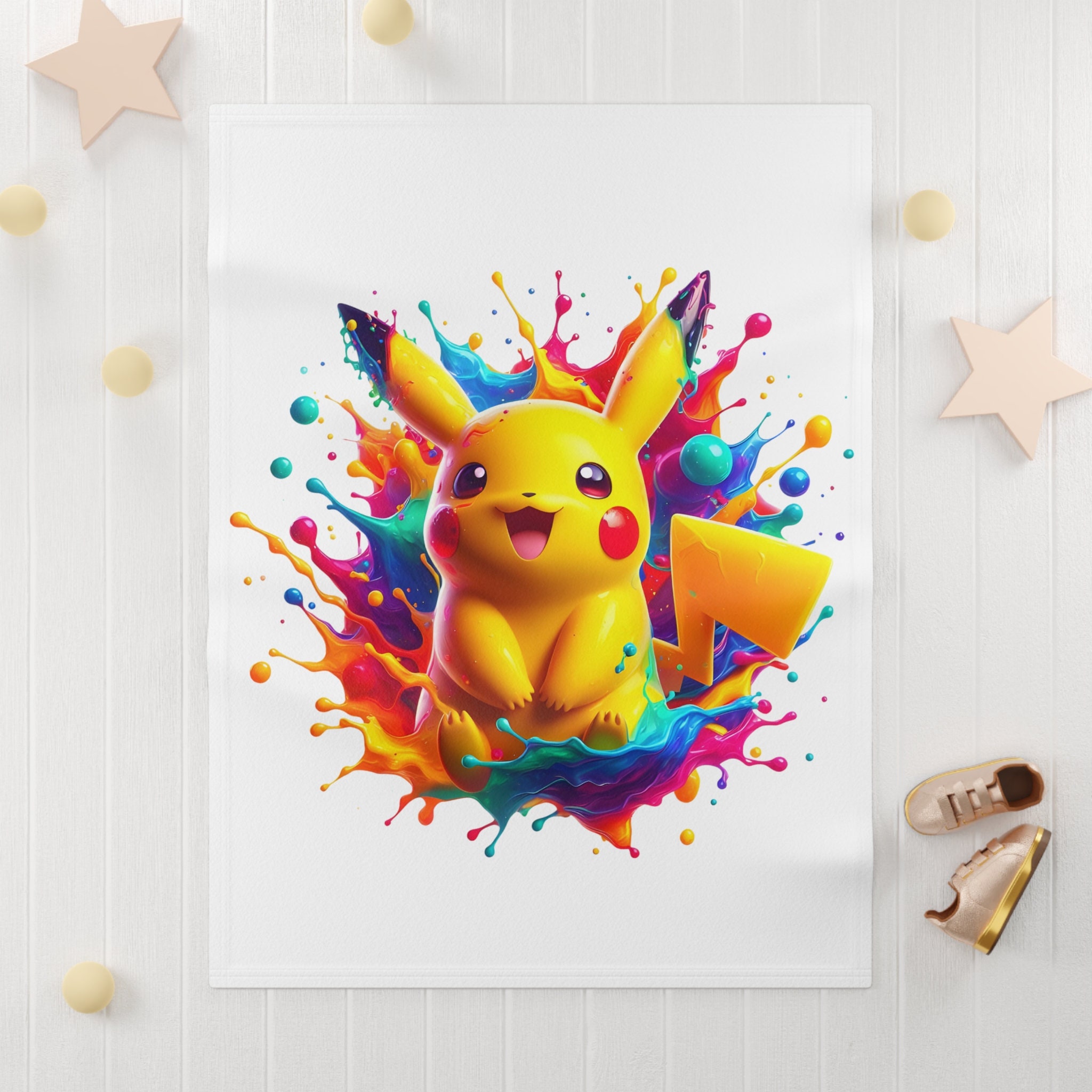 5 Pikachu Watercolor Splash PNG Pokemon Transparant PNG Pikachu 3D ...