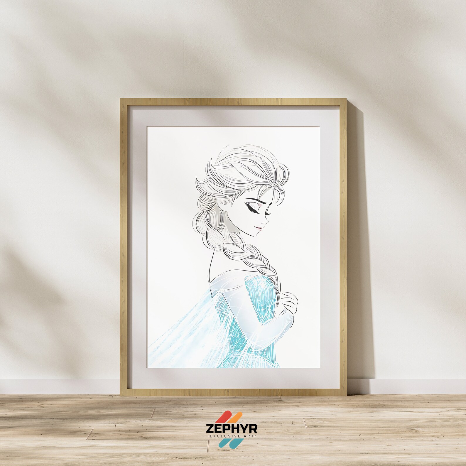 Frozen Nursery Wall Art, Frozen Elsa Poster, Nursery Room Decor, Elsa ...