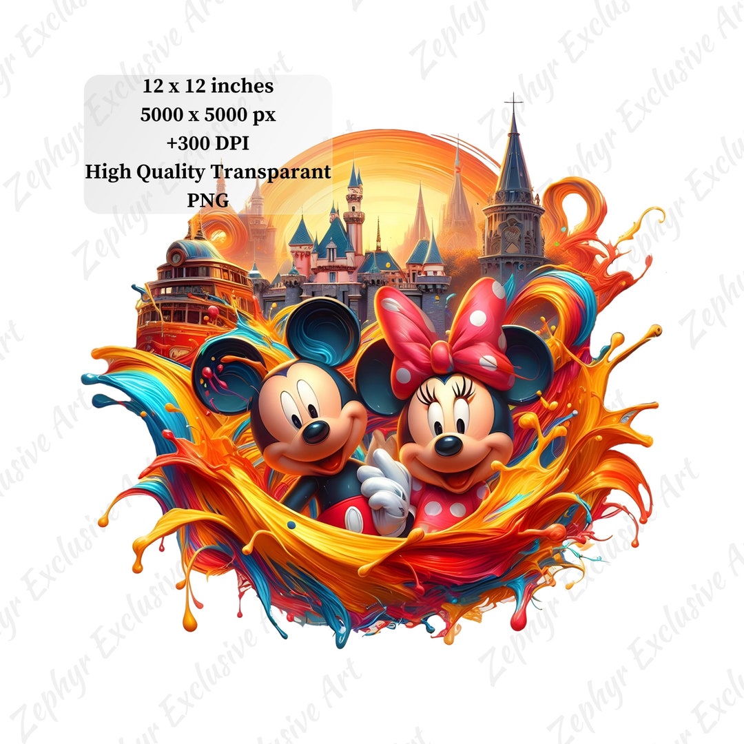 Buy Mickey Mouse and Minnie Mouse 4 PNG Mickey and Minnie Mouse ...
