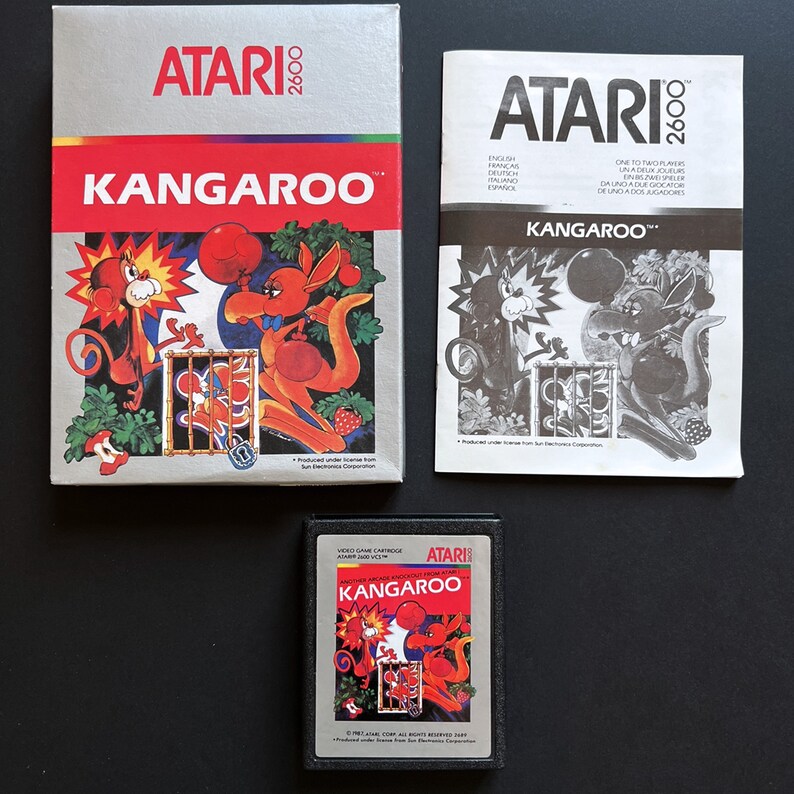 Kangaroo / Atari 2600 Video Game / Retro Gaming 1987 - Etsy