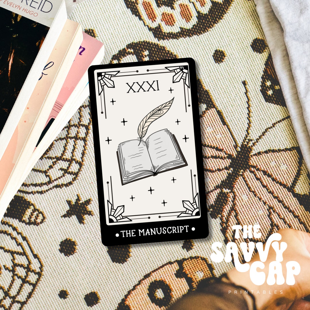 The Manuscript Tarot Card Bookmark • TTPD • the Tortured Poets ...