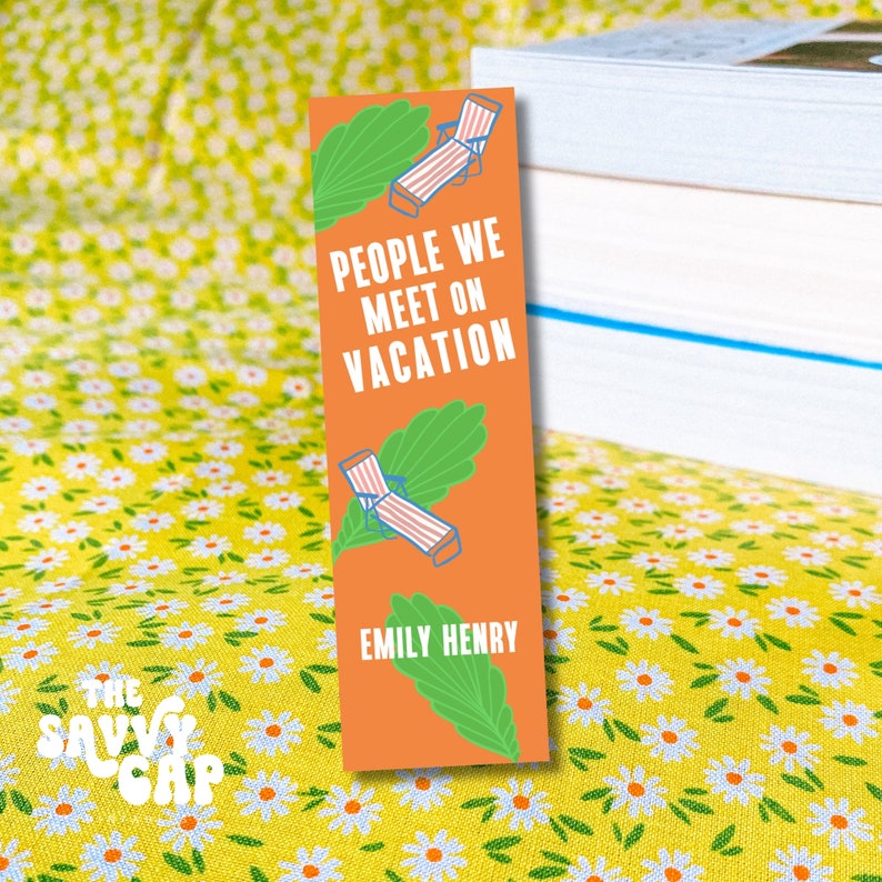 Emily Henry Bookmark: People We Meet on Vacation (digital Download) - Etsy