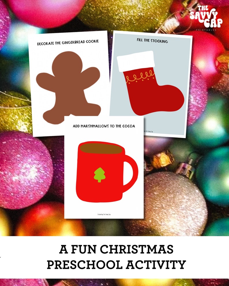 Christmas Play Dough Mats • Printable Toddler Activities • Christmas ...