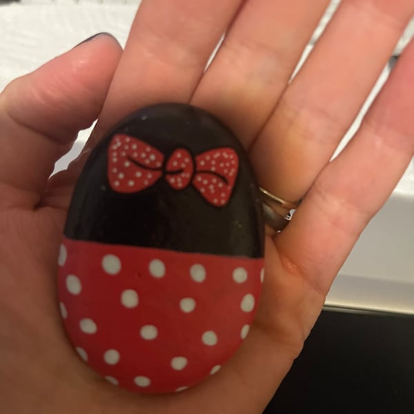 Mouse Rock Painted - Etsy