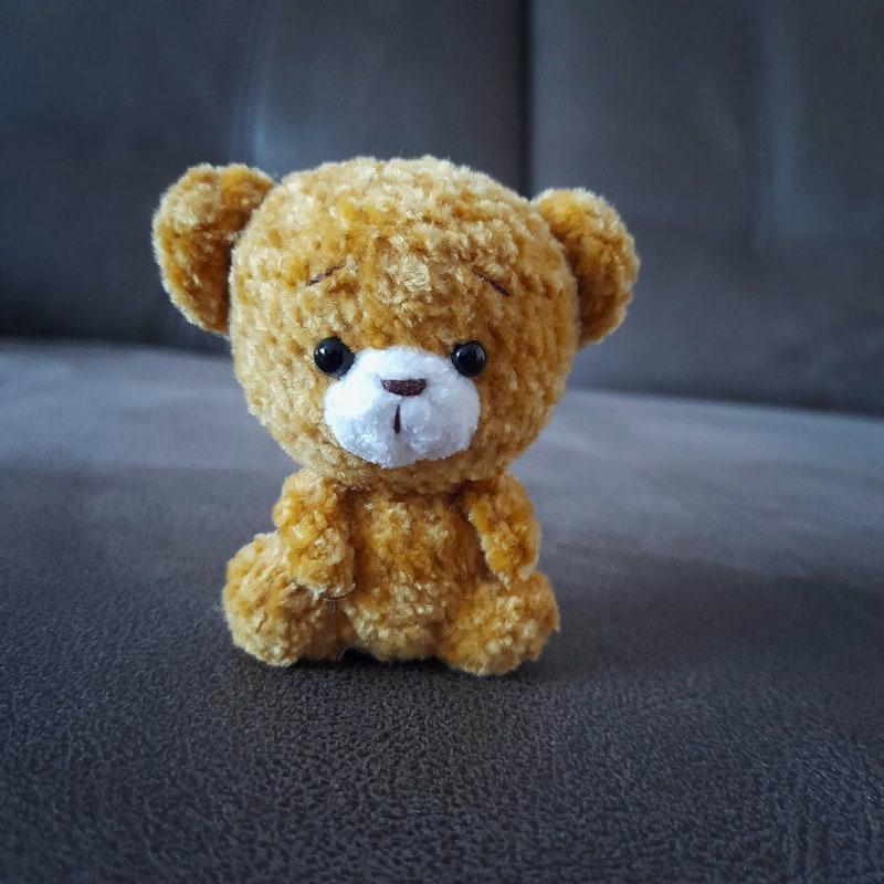 Teddy Bear Keychain - Etsy