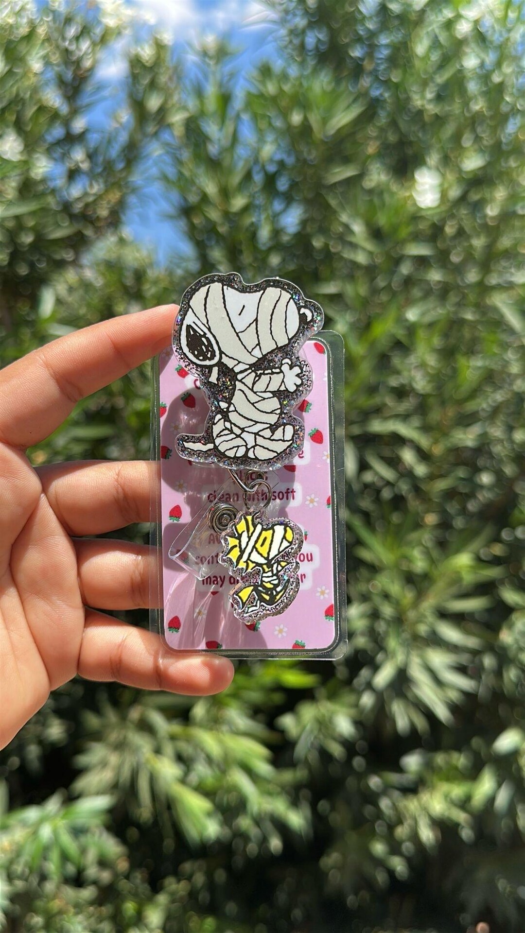 Snoopy Mummy / Halloween / Cute Badge Reel/nurse / Teacher Badge Reels ...