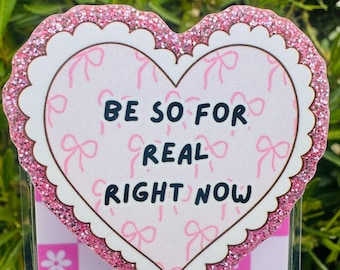 Be so for Real Right Now Badge Reel, RN Id Holder, Retractable Acrylic ...