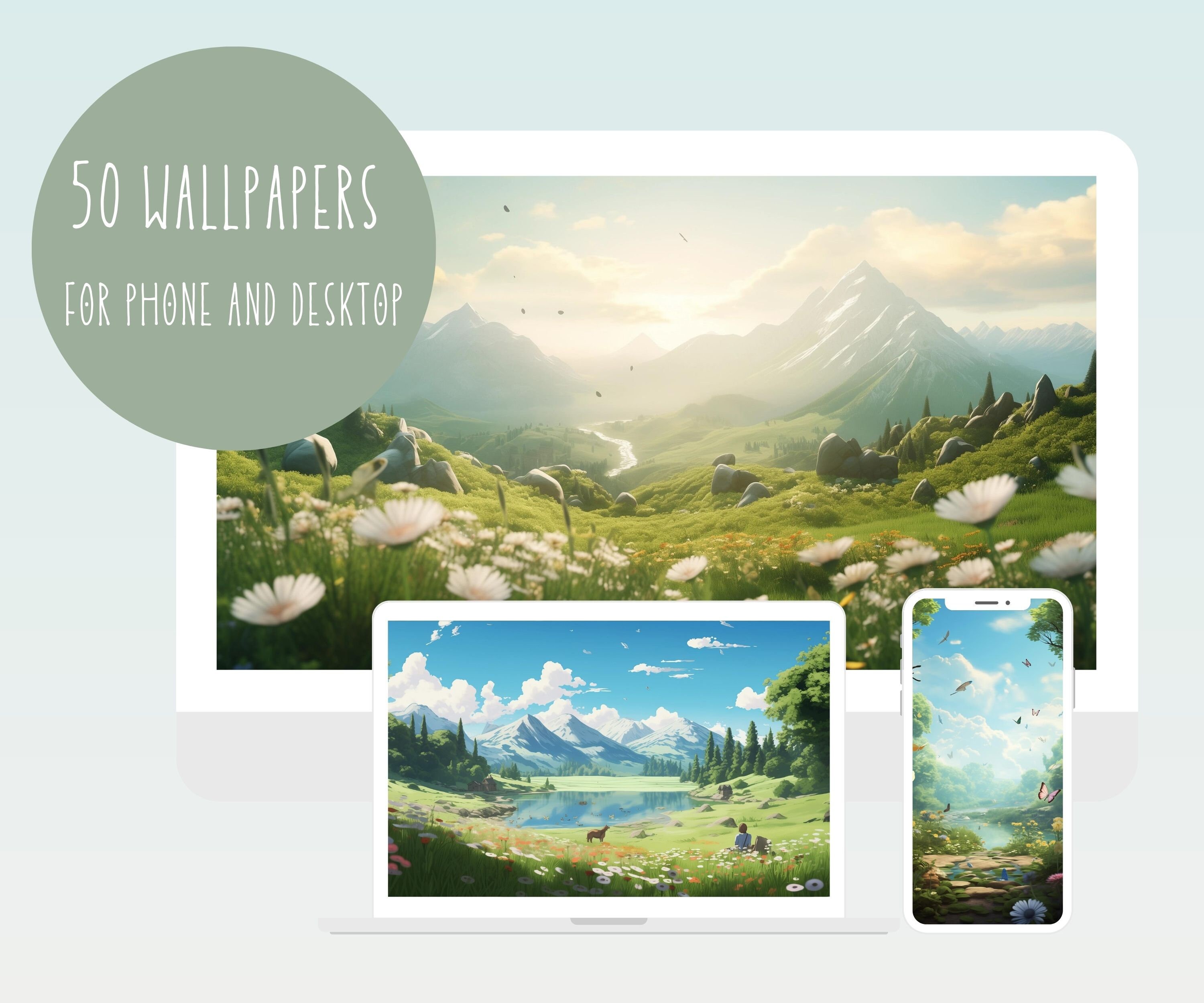 Cottage Core Aesthetic Farmgirl 4k Desktop Wallpaper Softgirl Kawaii ...