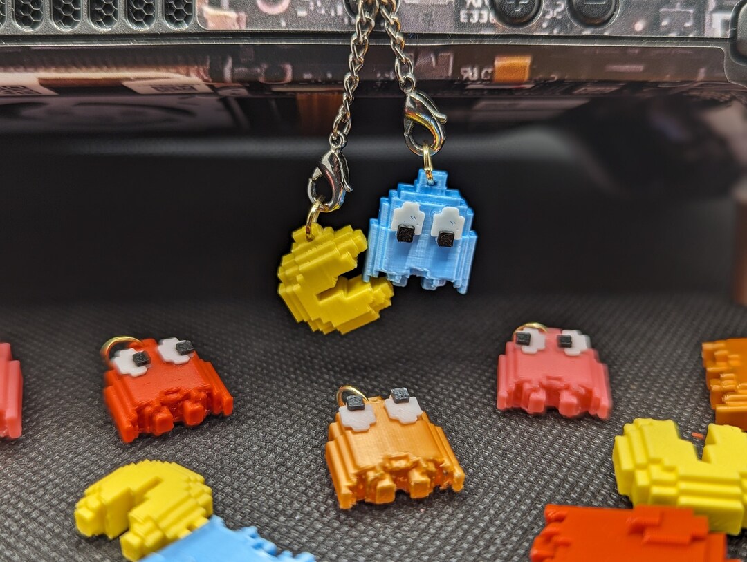 Nintendo Switch Keychain Charm, Pac-man - Etsy