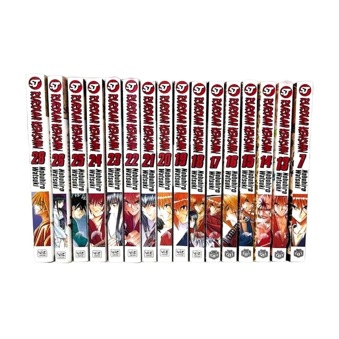 Lot of 16 Rurouni Kenshin Shonen Jump Manga VIZ All First Print - Etsy