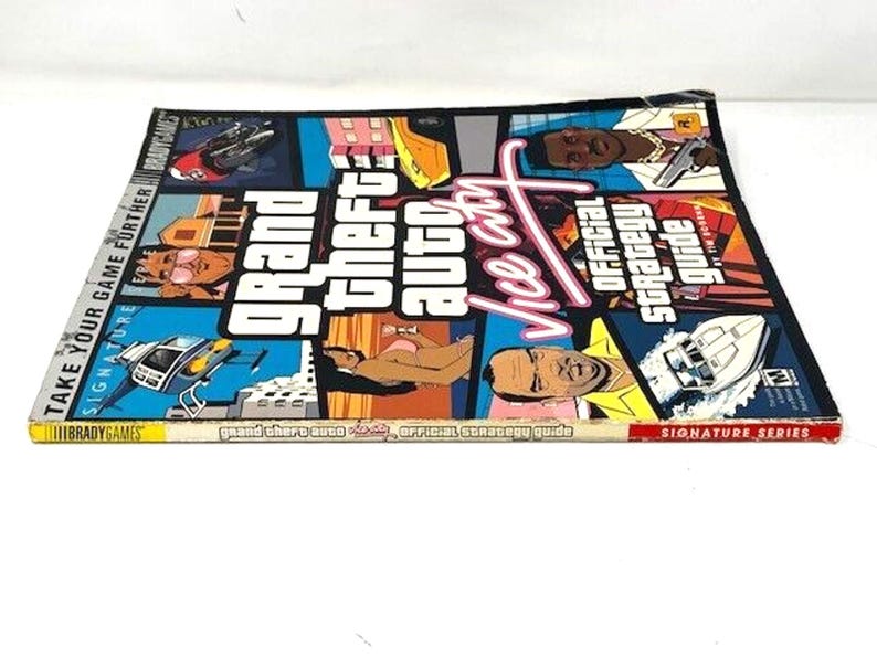 Grand Theft Auto Vice City Bradygames Official Strategy Guide With Map ...