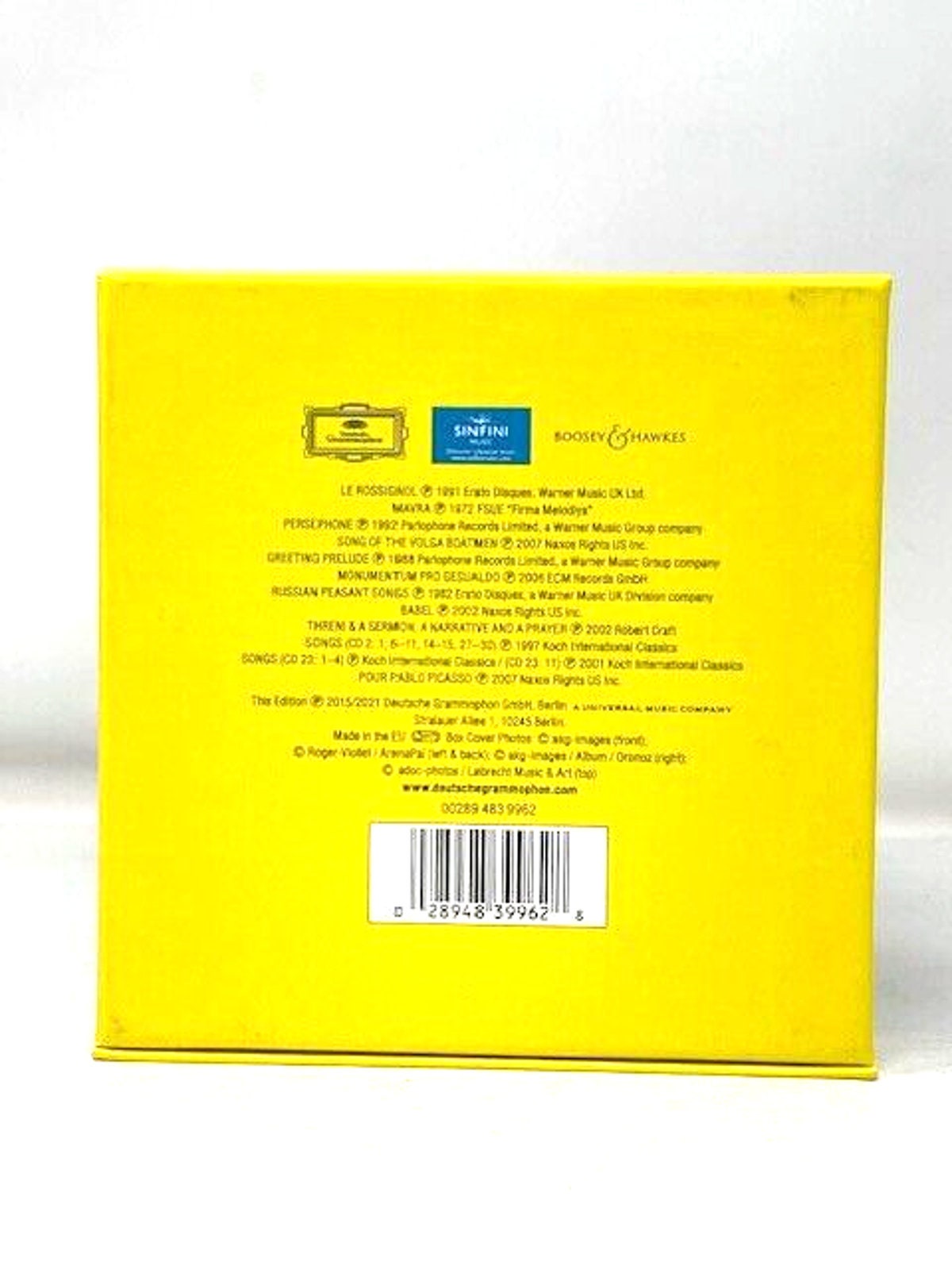 The New Igor Stravinsky Complete Edition 30 Cds - Etsy