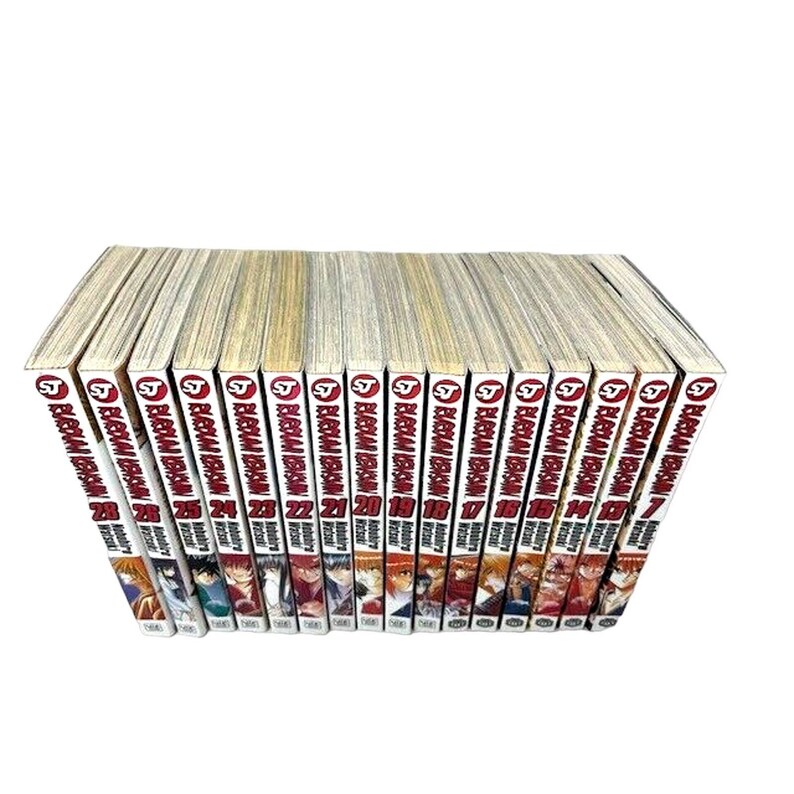 Lot of 16 Rurouni Kenshin Shonen Jump Manga VIZ All First Print - Etsy