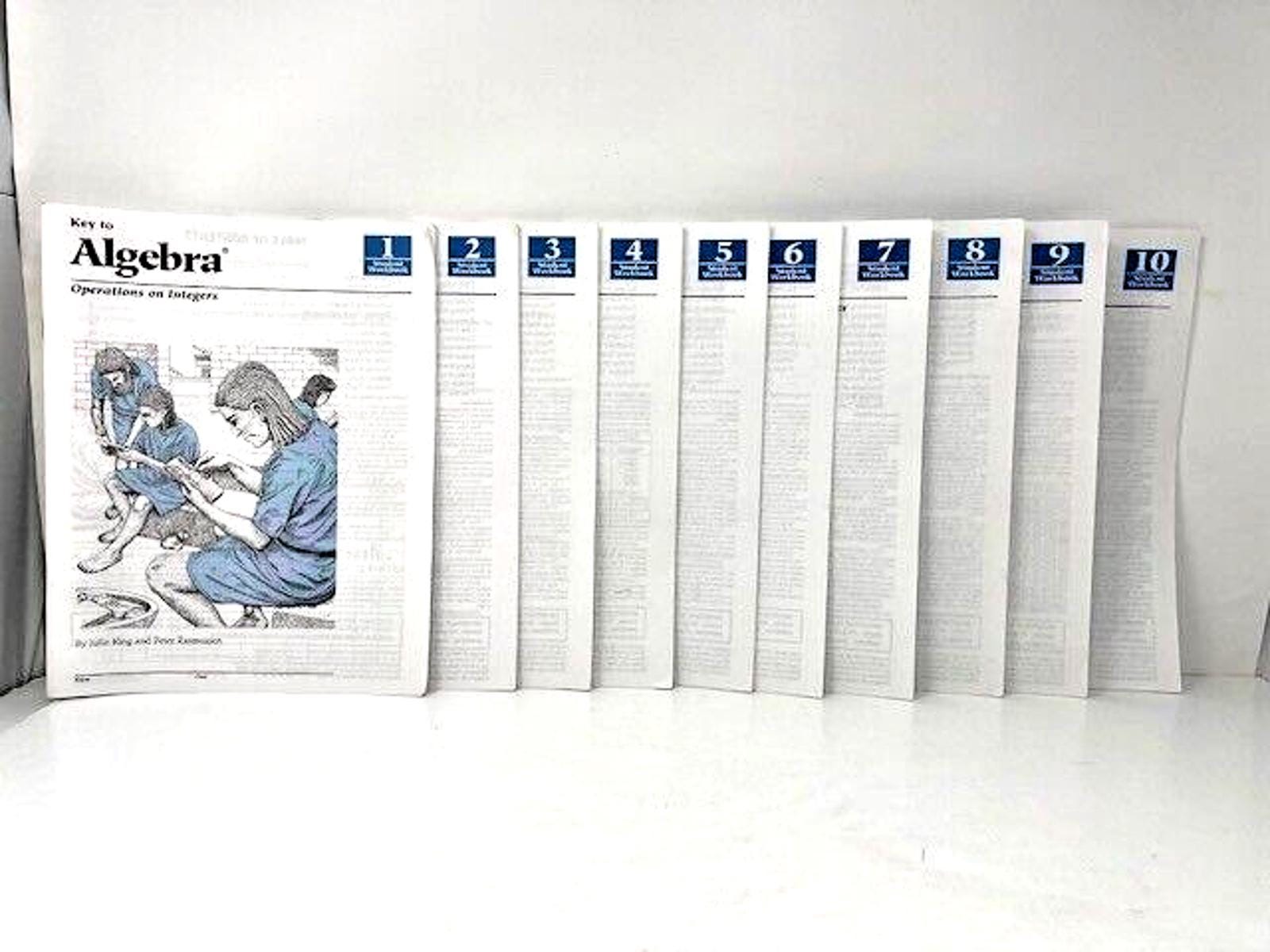 Key to Algebra Complete Set 1-10 Workbook & Answer Key Plus ...