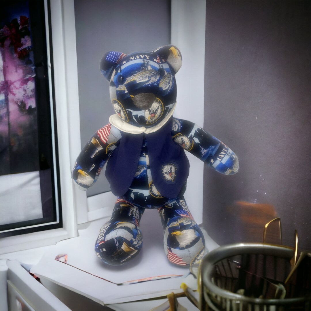 Air Force Bear Stuffed Plush Handmade Unique Teddy Bear - Etsy