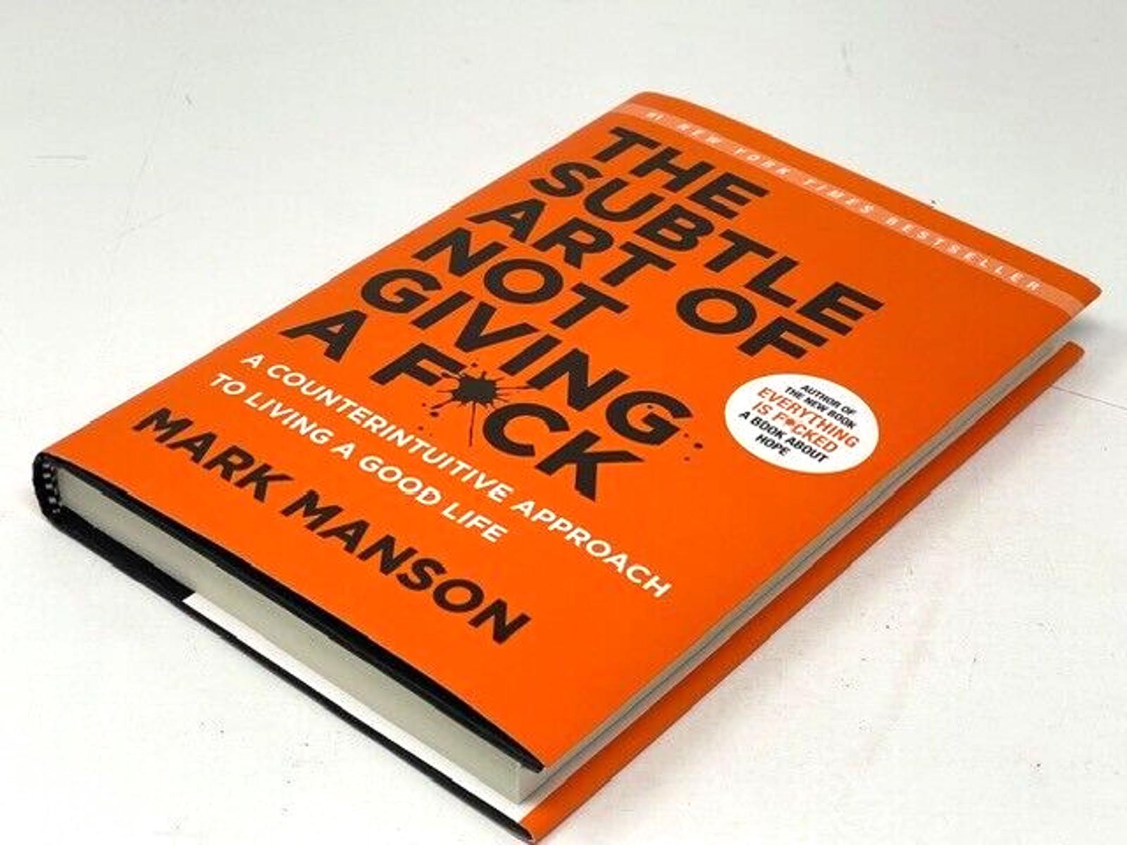The Subtle Art of Not Giving a Fck by Mark Manson HARDCOVER - Etsy