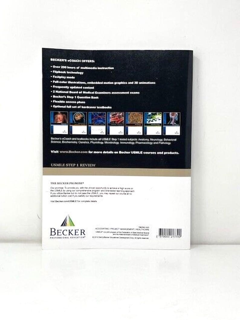 Biochemistry Genetics USMLE Step 1 Review Becker Ver 1.4 - Etsy